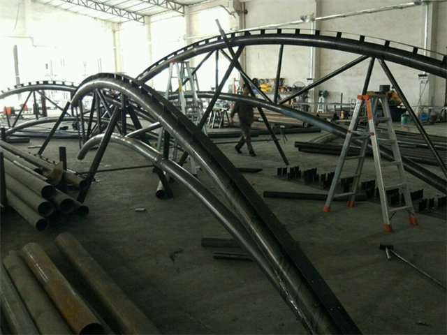 Steel Fabrication - Steel Structure Members Processing Factory