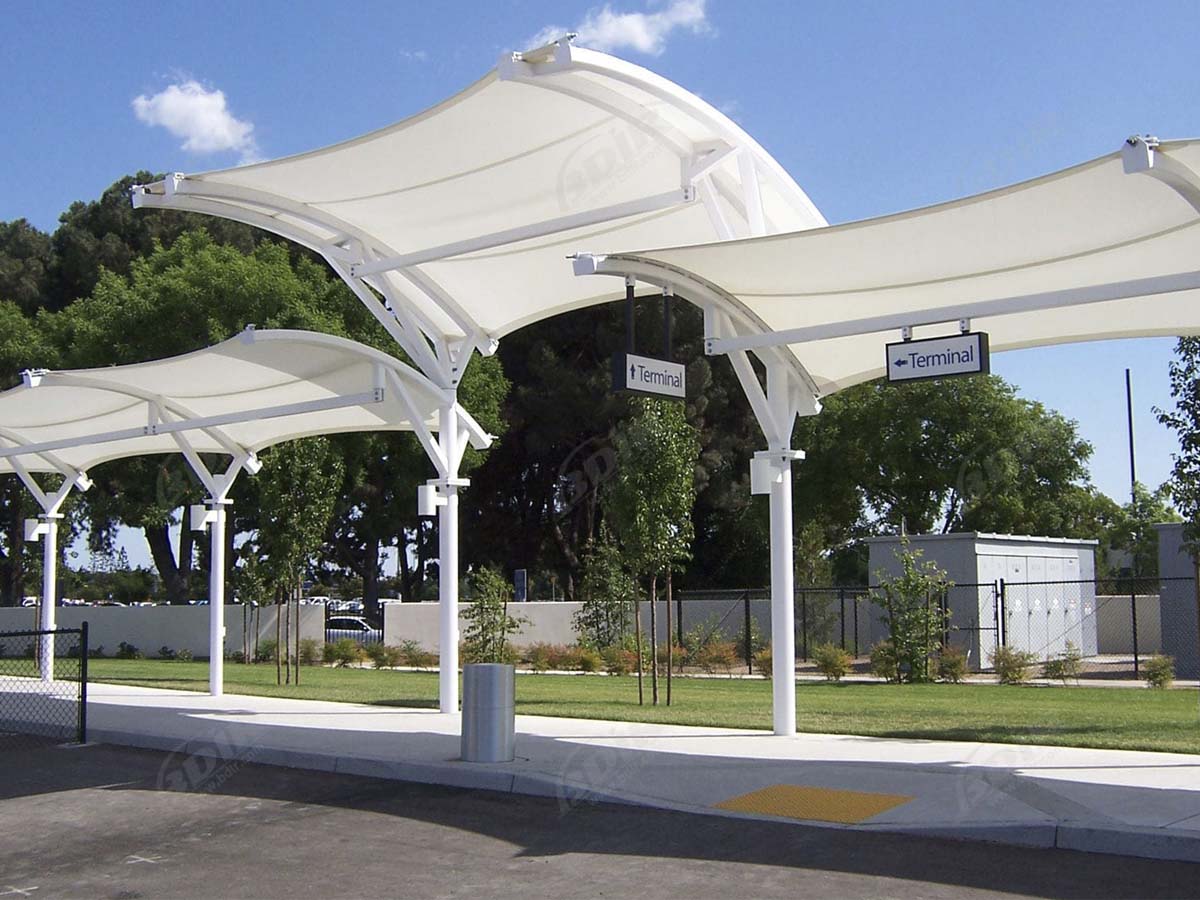 Bus Station Tensile Structures - Bus Stop Terminal Canopies, Shelters ...
