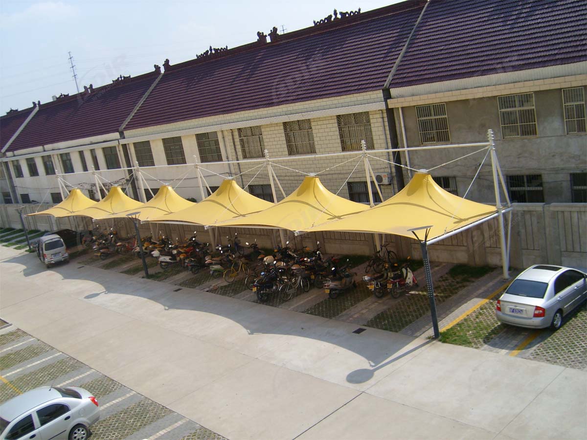 Cone Car Parking Sheds - Conical Car Parking Shades Structures Suppliers