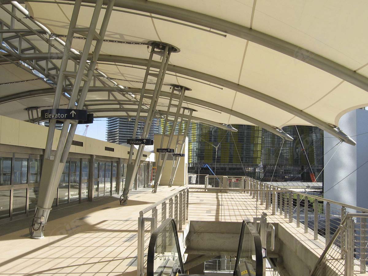 Custom Shade Structures for Elevators & Escalators - Atrium Roof / Canopy