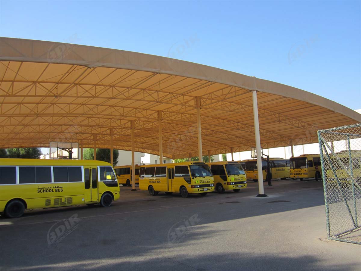 Customize Tensile Parking Structures for Mass Coverage Carparks