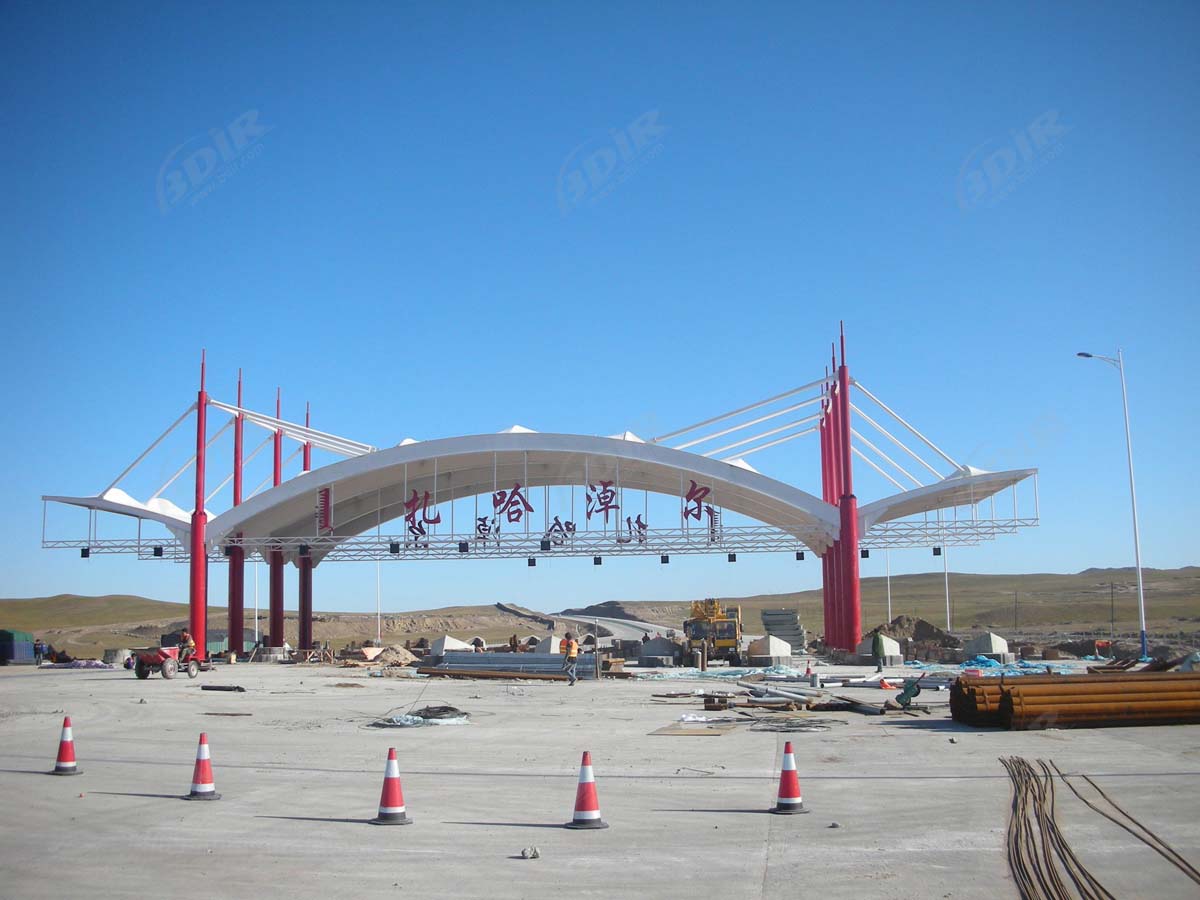 Highways Toll Plaza, Toll Booths, Toll Station Entrance Gate Tensile ...