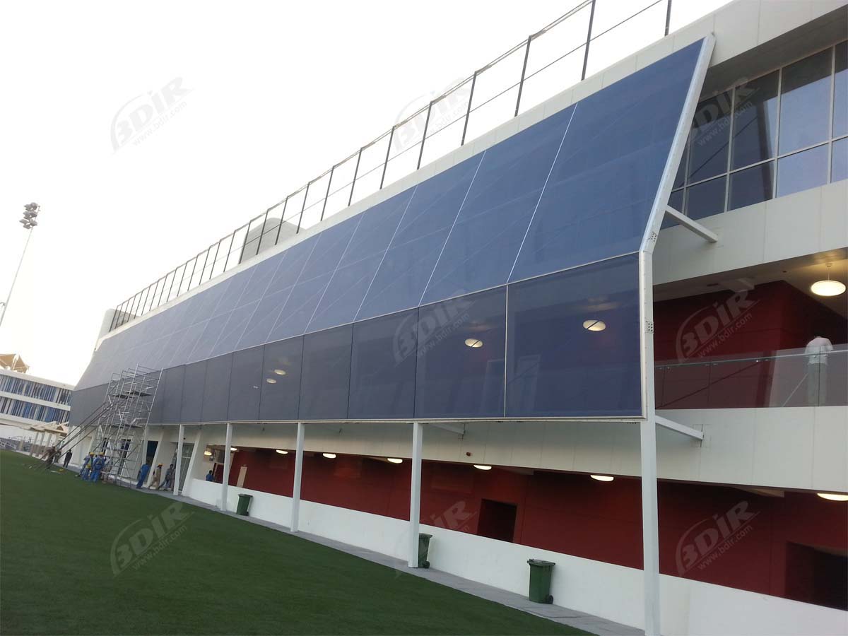 Customize Tensile Fabric Facade Structure - Textile Facades - Flexible ...