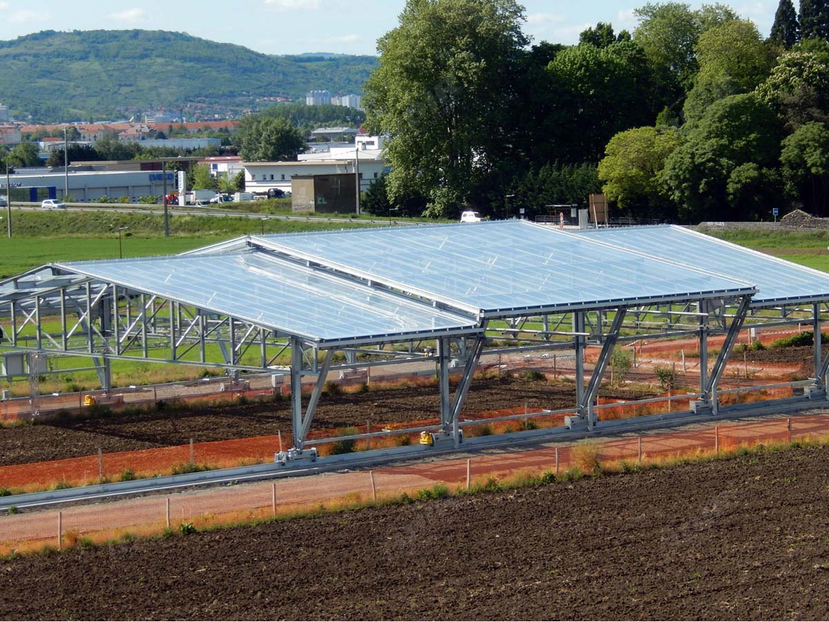 Tensile Fabric Shade Structure for Planting, Farming and Aquaculture