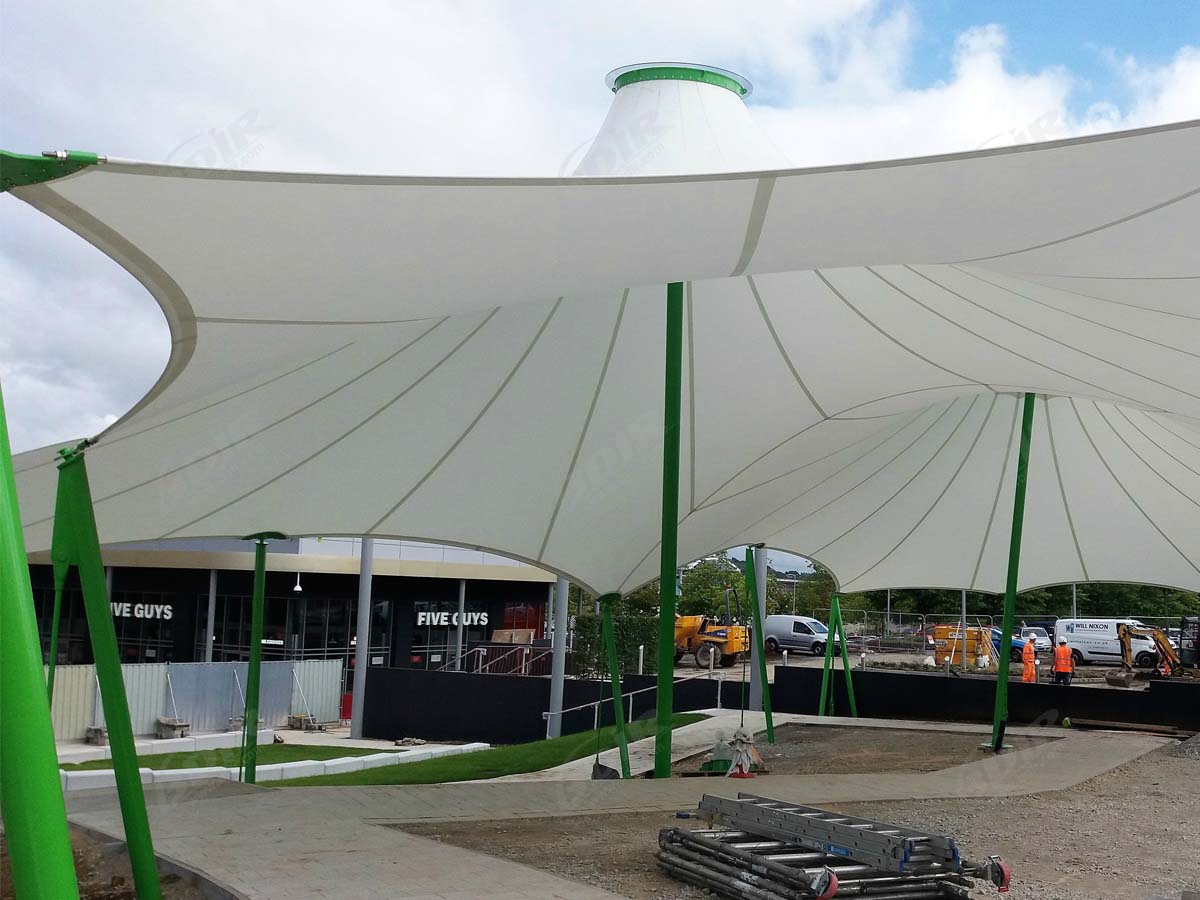 Tensile Structure for Public Spaces - PVDF / PTFE Architectural ...