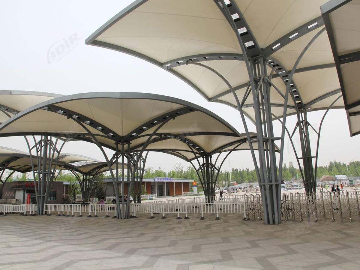 Tensile Structures for Entrance Gate - Covered Entryways Canopies ...
