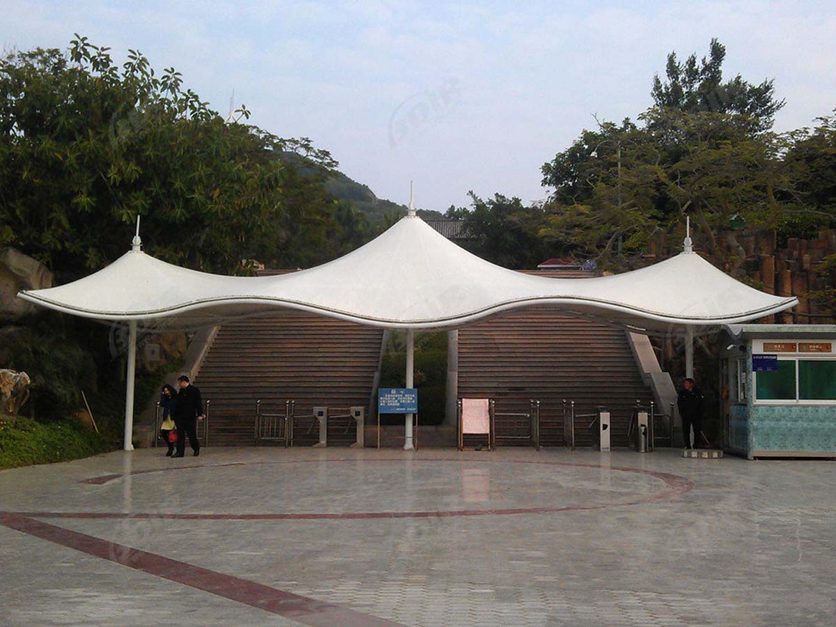Tensile Structures for Entrance Gate - Covered Entryways Canopies ...