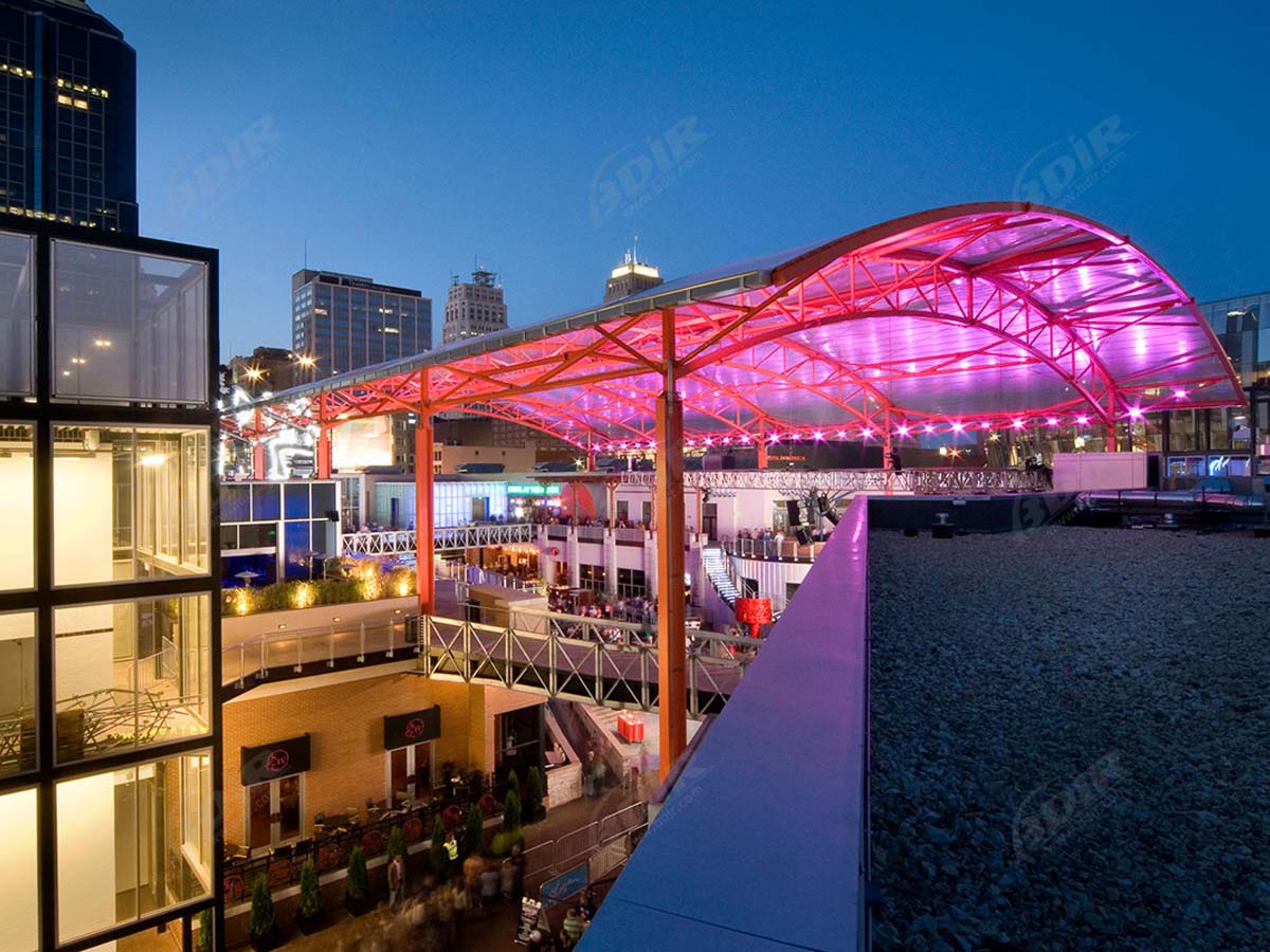 Tensile Structures for Fabric Covered Walkways - Corridor Roof ...