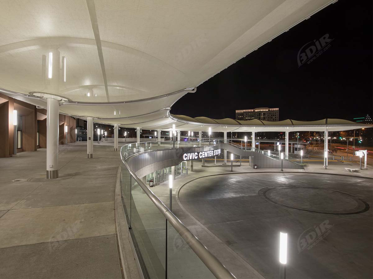 Tensile Structures for Fabric Covered Walkways - Corridor Roof ...