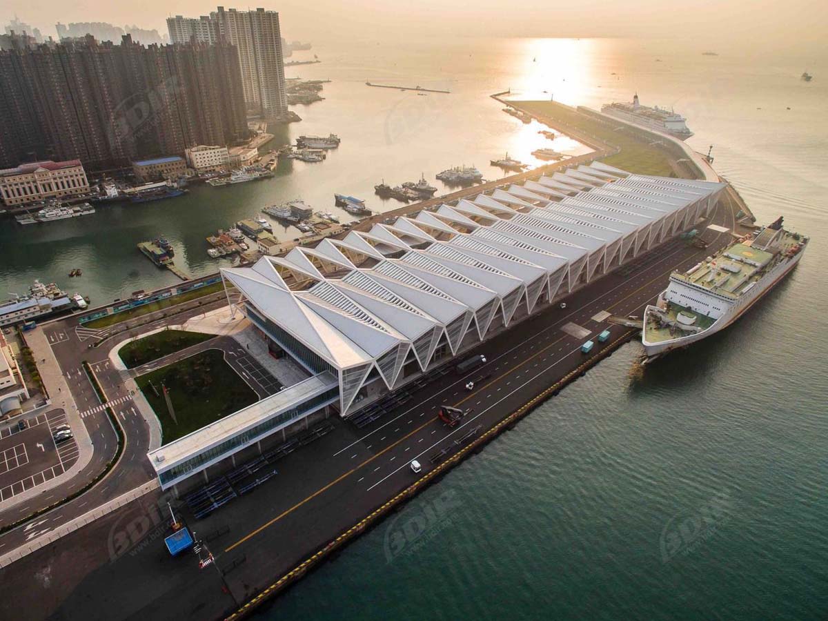 Tensile Structures for Ferry Terminal, Pier, Waterfront Marina, Port ...