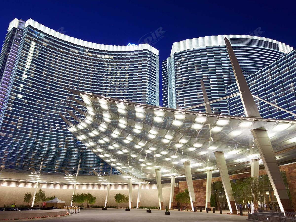 Tensile Structures for Hotel - Club Roof, Canopies, Shades, Awnings ...