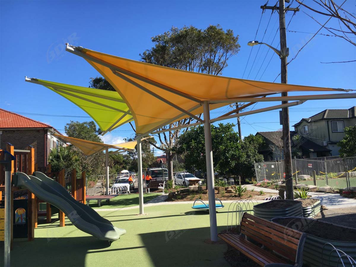 Tensile Structures for Outdoor Amusement & Theme Park, Adventure Playground