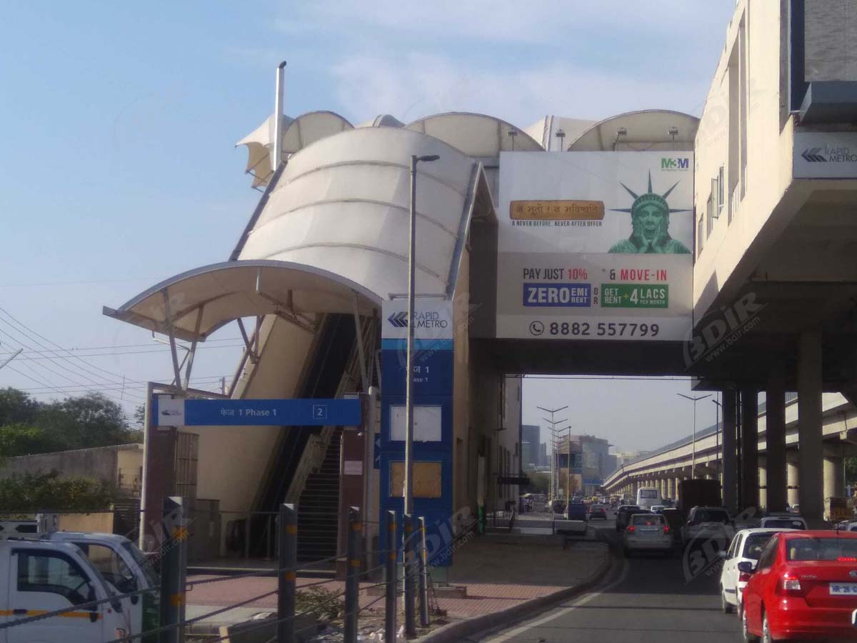Tensile Structures for Pedestrian Bridge, Footbridge Canopy, Shades, Roof