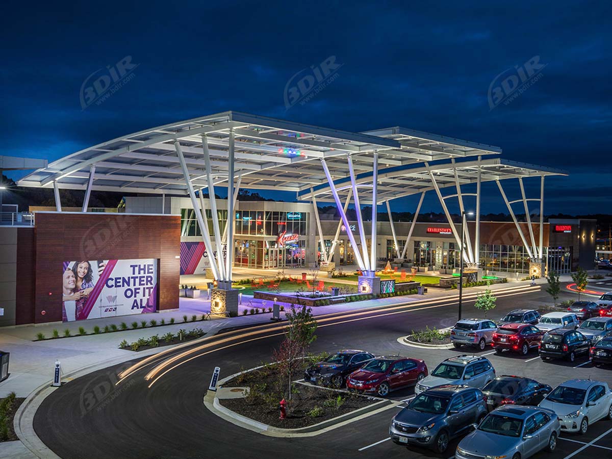 Custom Tensile Structures for Shopping Mall, Galleria Mall, Retail ...