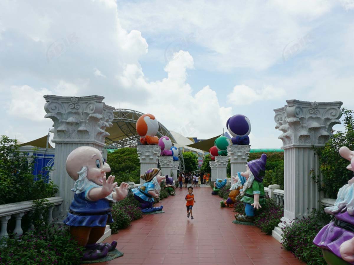 Million Sunflower Garden Tensile Canopy Structures - Nansha, China